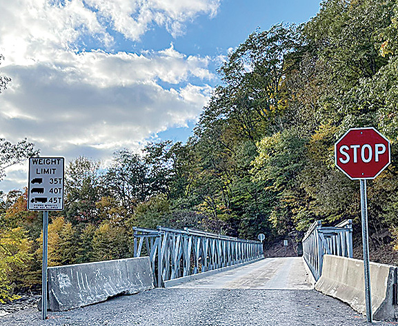 Temporary structure installed in Tucker after bridge closure | News ...